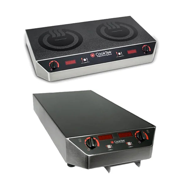 CookTek Dual Induction Cooktop - Benchtop with Rotary Dial MC.S.F ...