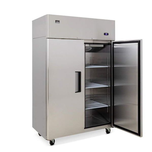 900 Litre Upright Double Door Stainless Steel Door Fridge – Super-modern