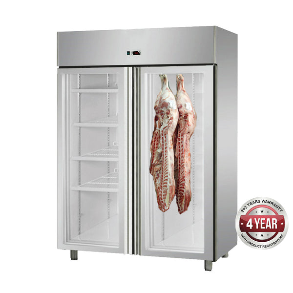 MPA1410TNG Large Double Door Upright Dry-Aging Chiller Cabinet - Smoki ...