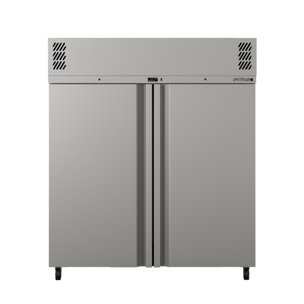 Sapphire - Two Door 2/1 Gn Stainless Steel Upright Freezer – Super-modern